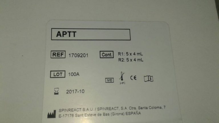 APTT TEST ACTIVATED PARTIAL | Lab Supply