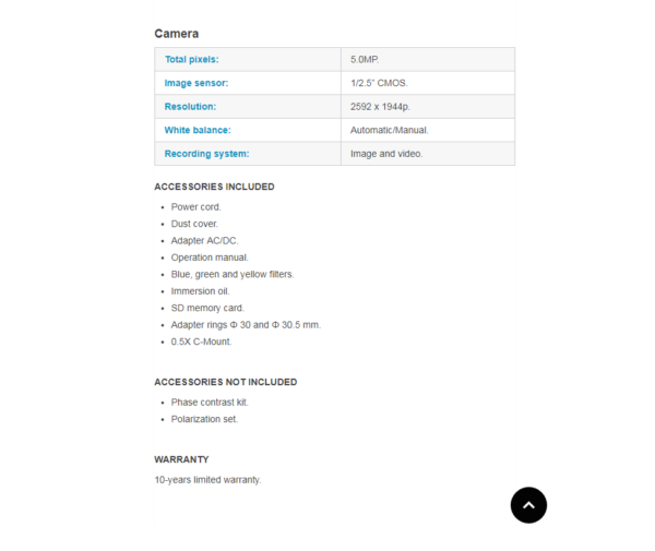 American Microscope with Integrated Tablet Velab VE-B6PAD | Lab Supply