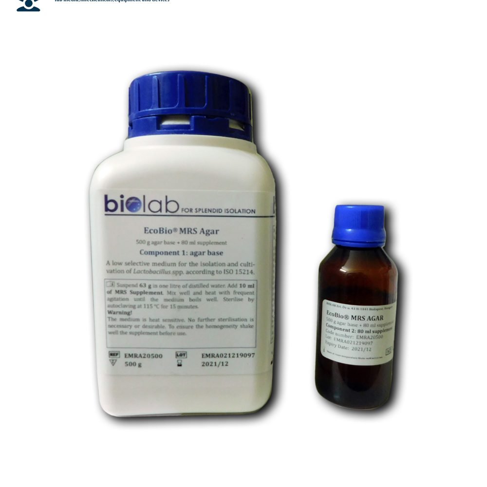 MRS Broth (500g+100ml) Biolab / أوروبي-بايولاب | Lab Supply